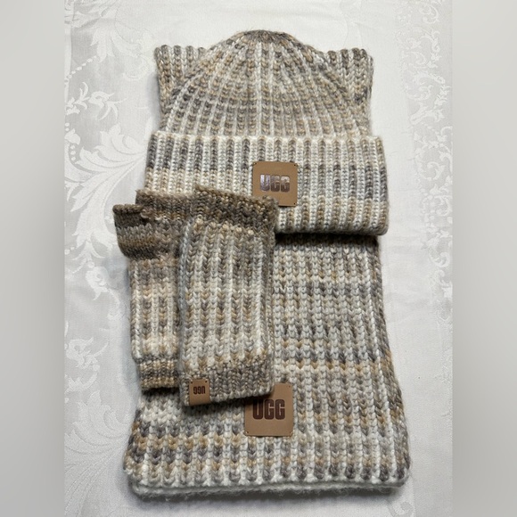 UGG | Accessories | Ugg Hat Scarf And Glove Set | Poshmark
